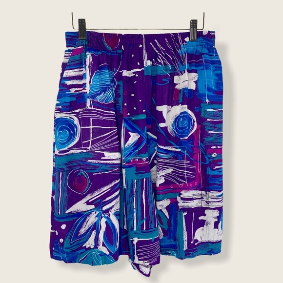 Vintage | Shorts | Vintage Pyke Limited Oversized Abstract Shorts ...